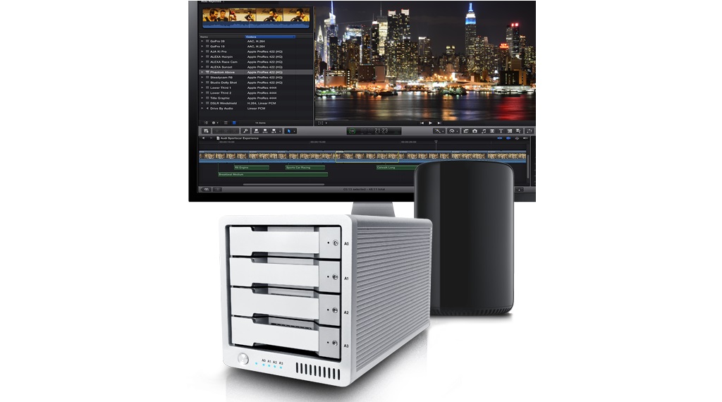 CalDigit T4 12TB (4 x 3000GB) Thunderbolt 2 - TrueBase - Duidelijk ...